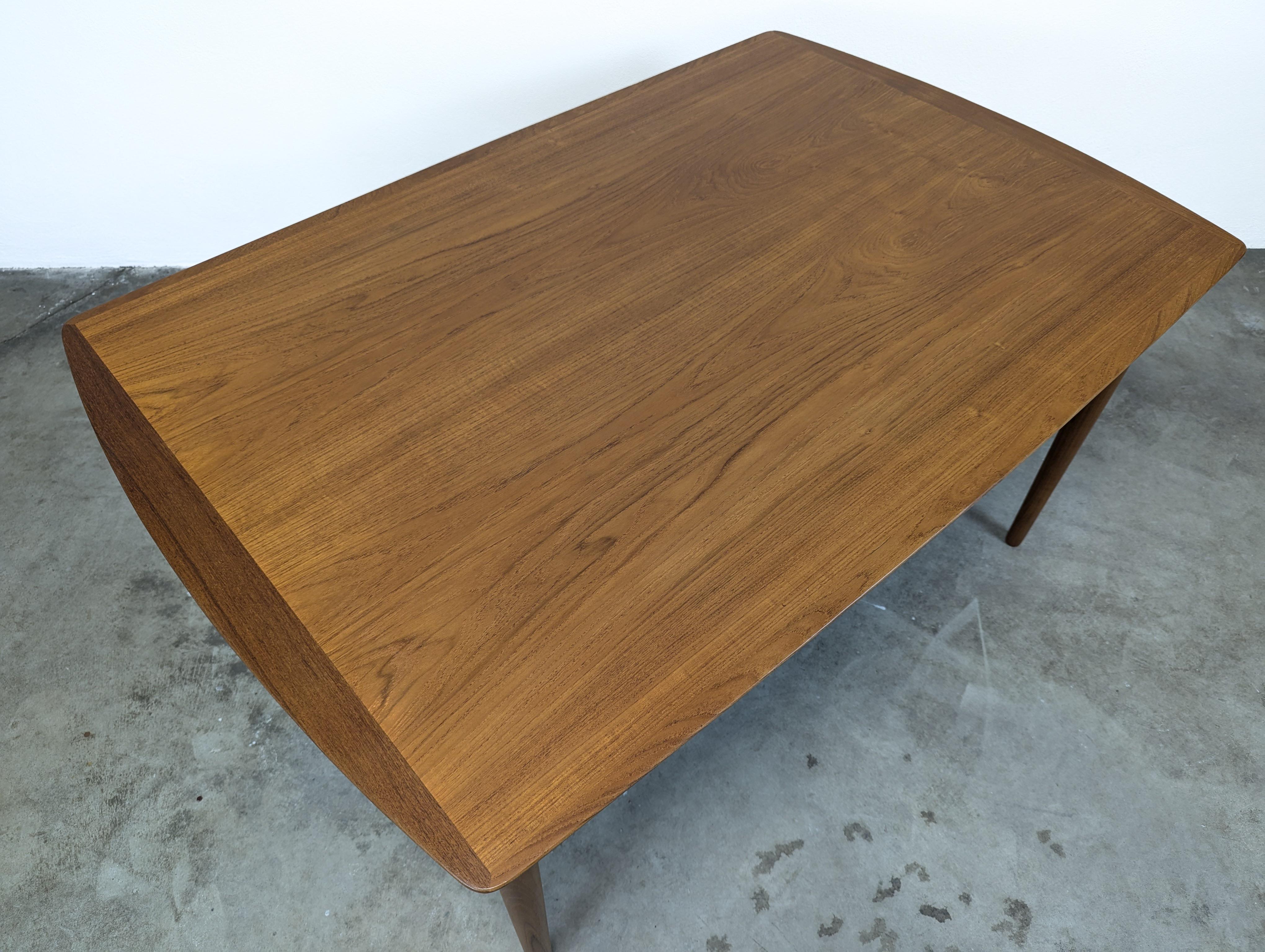 Danish Mid Century Teak Expandable Dining Table Dining by Povl Dinesen ...
