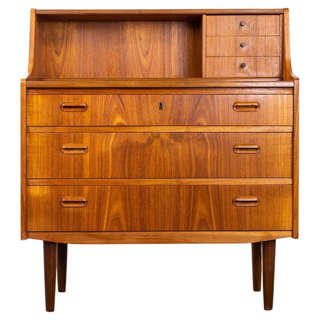 Danish, Mid-Century Modern Teak Desk at 1stDibs