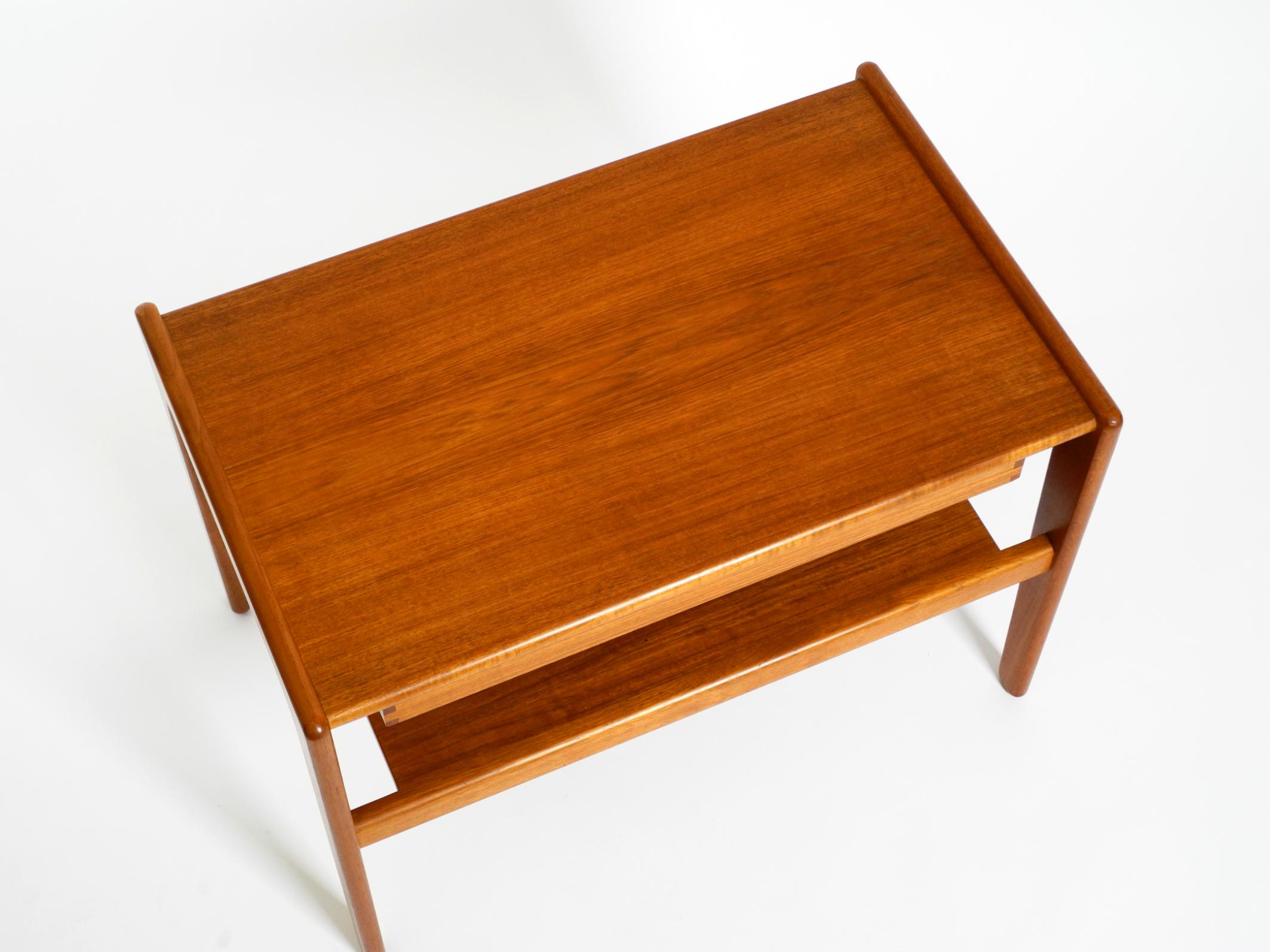 Danish mid-century teak side table with drawer by Salin Nyborg, circa ...