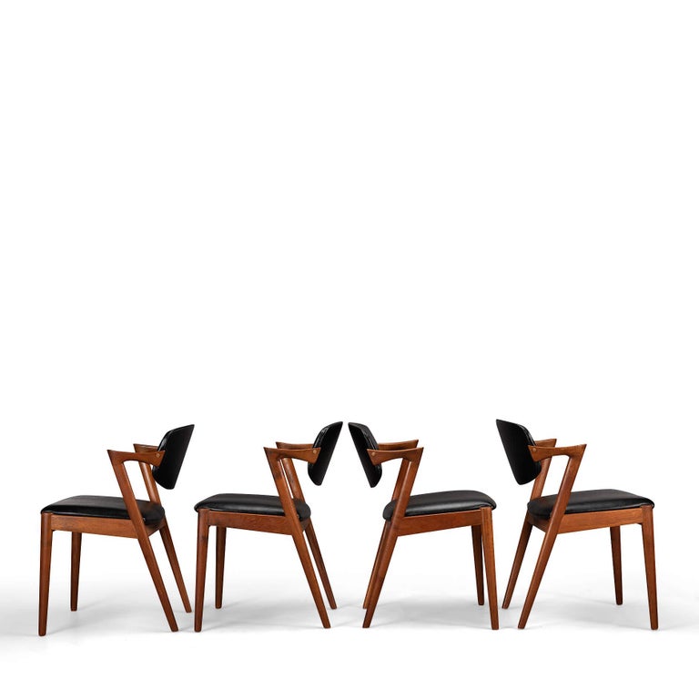 Danish Mid-Century Teak Z-Chair, Model 42, by Kai Kristiansen, 1960s ...