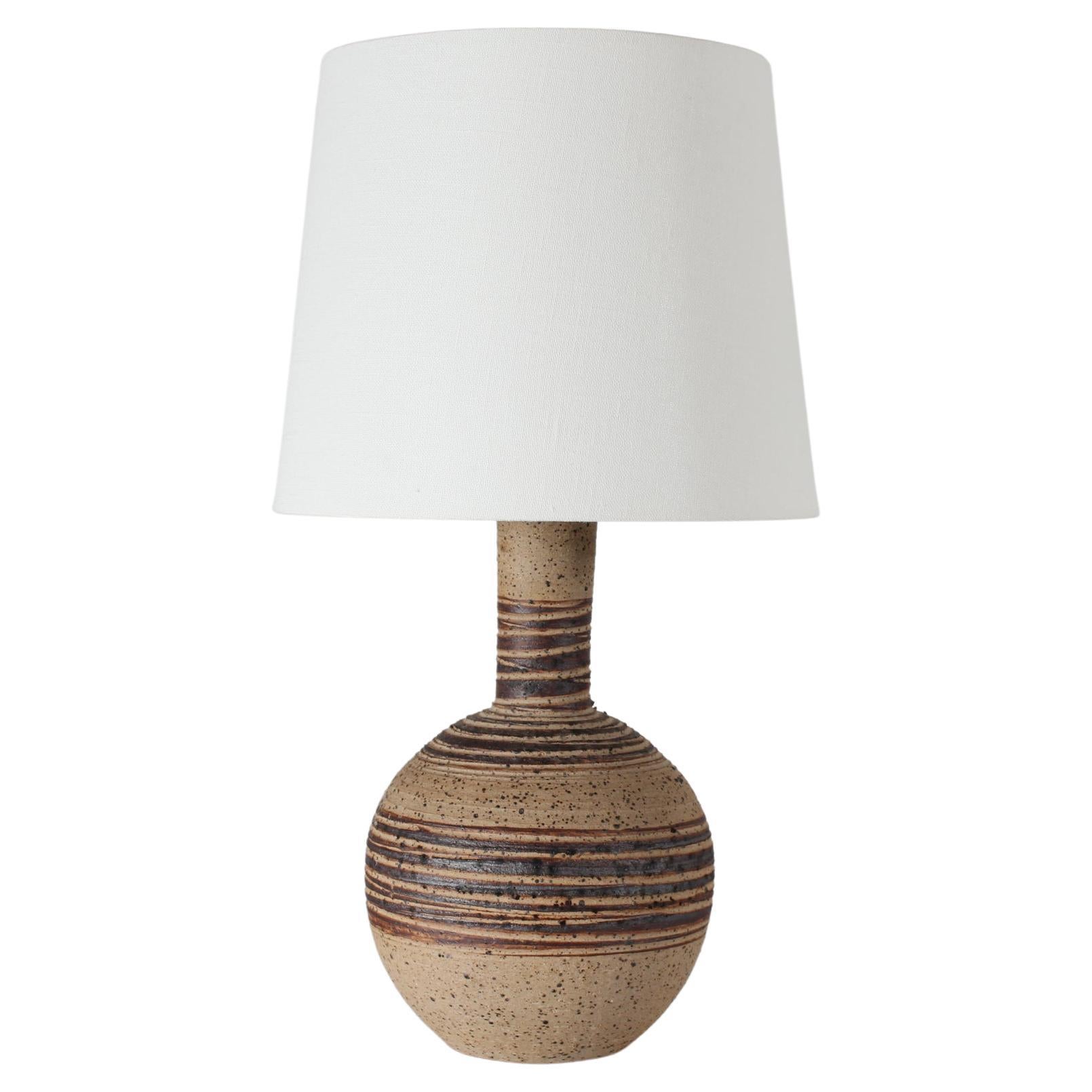 Danish Mid-Century Tue Poulsen Table Lamp Rustic Earthy Colors, 1970s ...