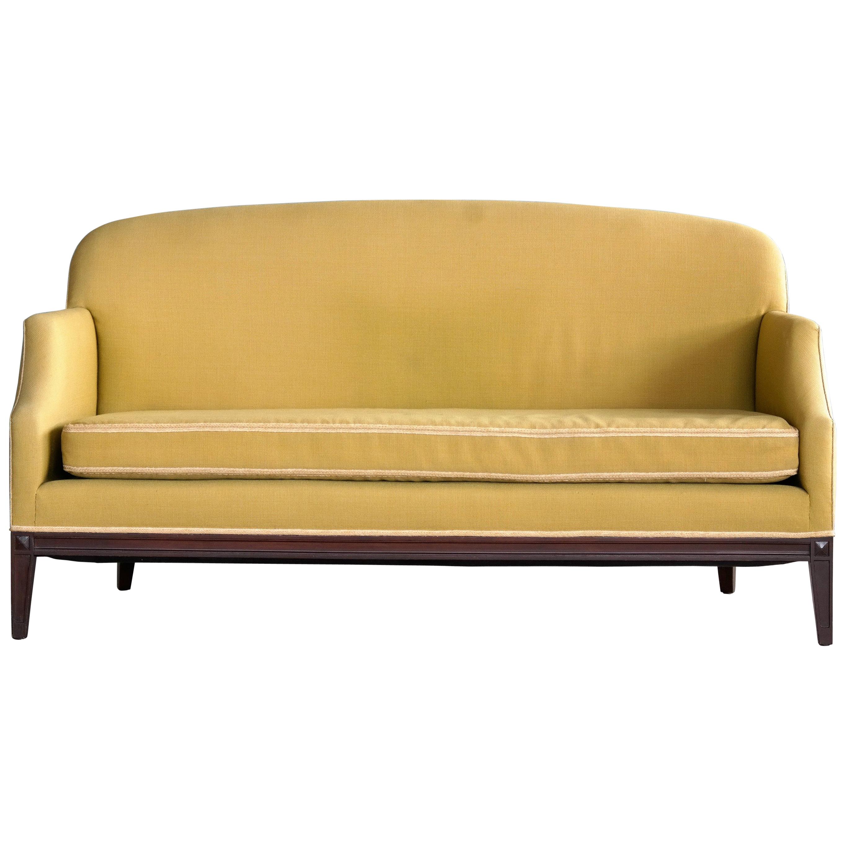 Danish Midcentury Classic Settee by Master Carpenter Georg Kofoed at ...