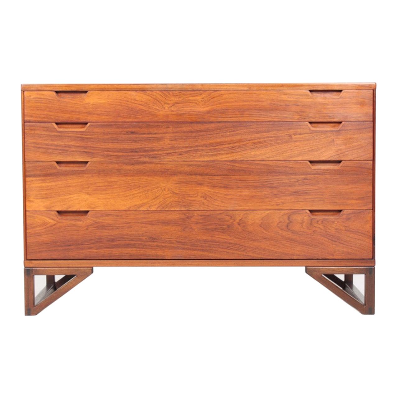 Danish Midcentury Commode in Rosewood by Langkilde, 1960s at 1stDibs
