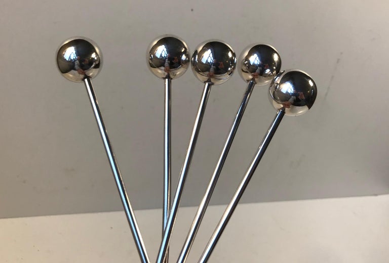 Danish Midcentury Drink Coolers, Stirrers from ABSA, 1950s, Set of 5 ...