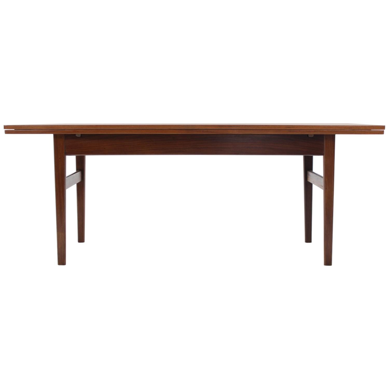 Danish Midcentury Elevator Teak Table at 1stDibs | elevator table