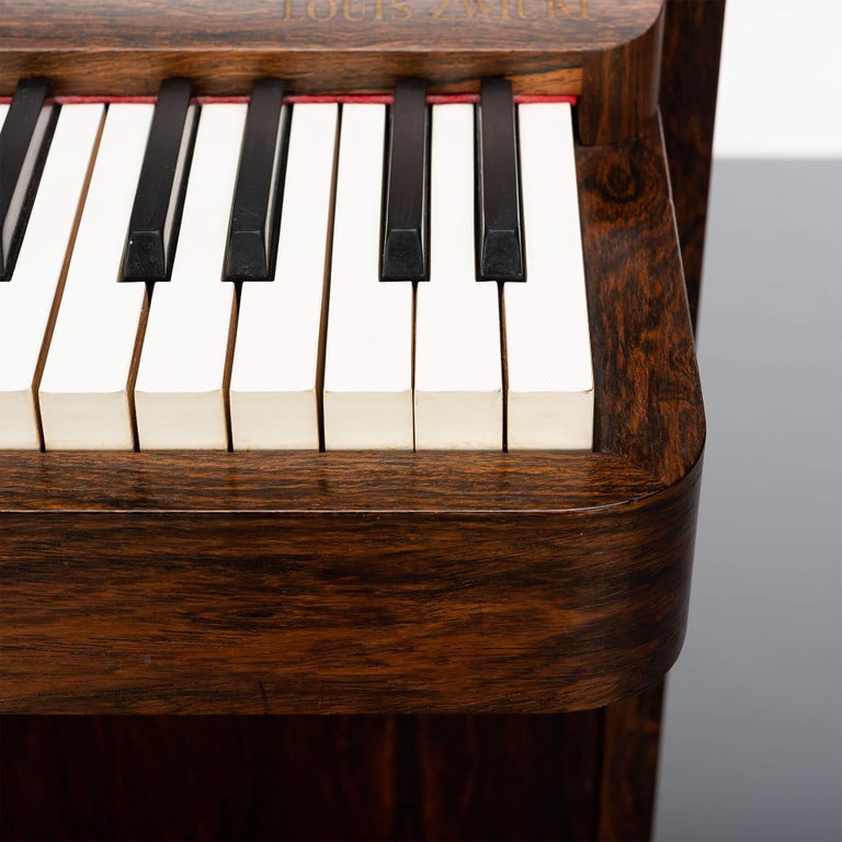 Danish Midcentury Pianette by Louis Zwicki in Rosewood, 1950s For Sale ...