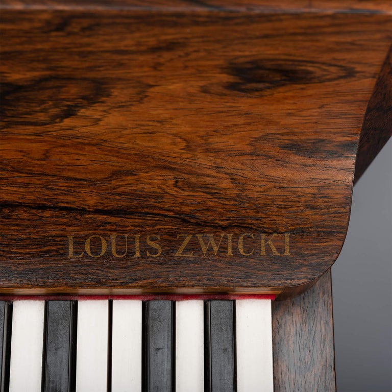 Danish Midcentury Pianette by Louis Zwicki in Rosewood, 1950s For Sale ...