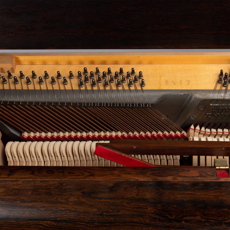 Danish Midcentury Pianette by Louis Zwicki in Rosewood, 1950s For Sale ...