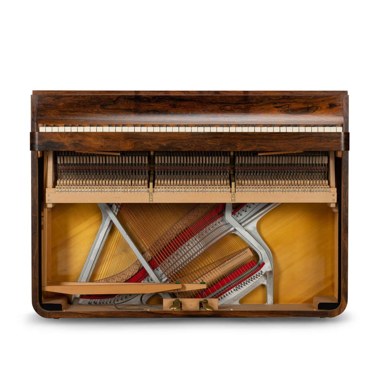 Danish Midcentury Pianette by Louis Zwicki in Rosewood, 1950s For Sale ...