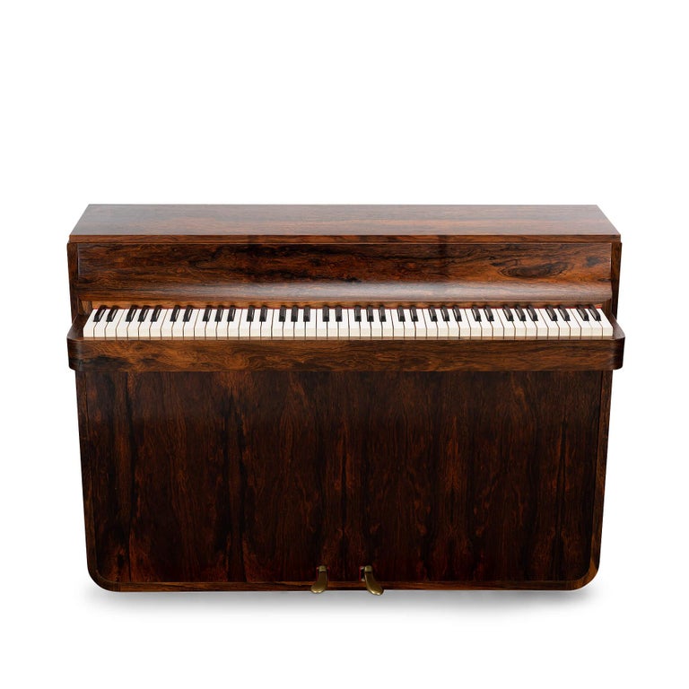 Danish Midcentury Pianette by Louis Zwicki in Rosewood, 1950s For Sale ...