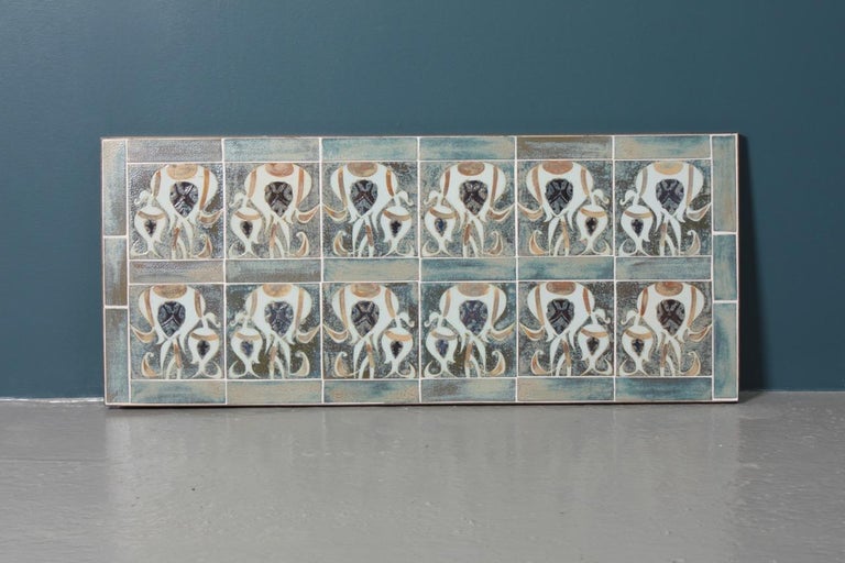 Danish Midcentury Wall Decoration with Tiles by Royal Copenhagen, 1960s ...