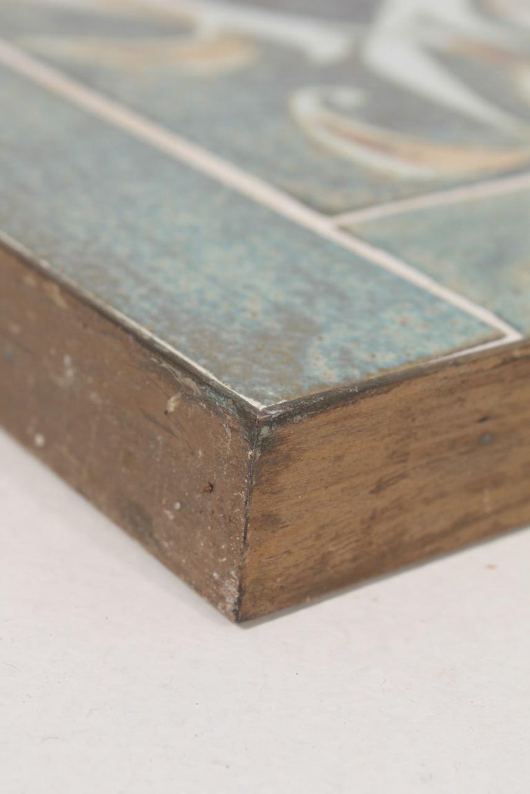 Danish Midcentury Wall Decoration with Tiles by Royal Copenhagen, 1960s ...