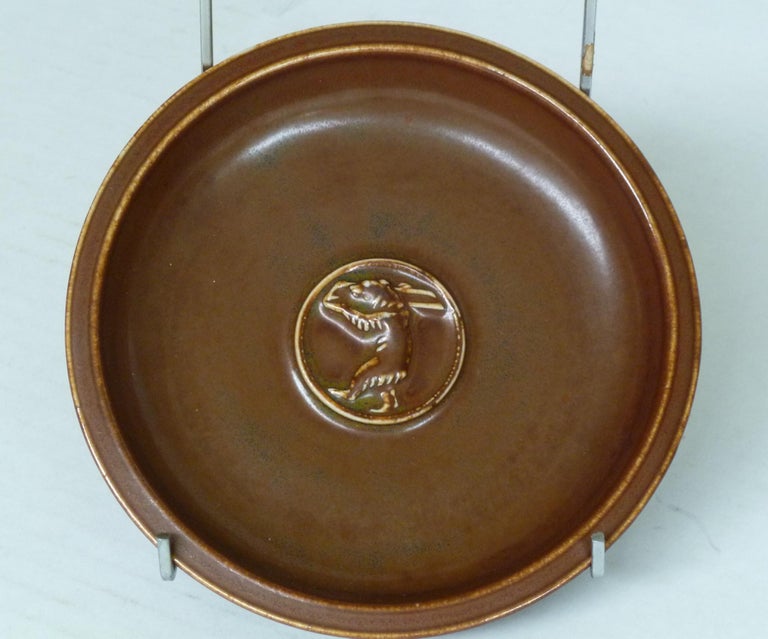Danish Modern 1954 Stoneware Bowl by Saxbo Pottery-Staehr-Nielsen and ...