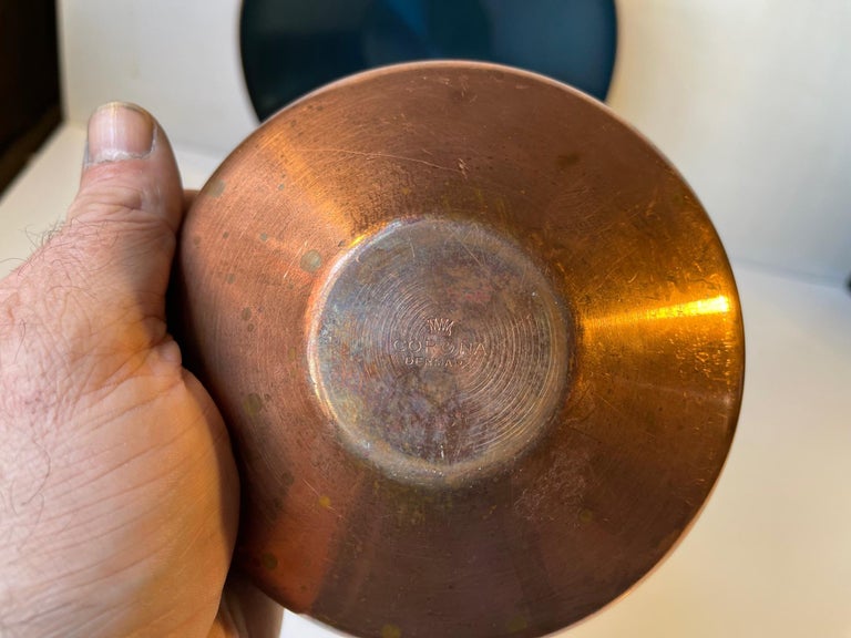 Danish Modern Anodized Copper Bowls by Corona, 1960s, Set of 2 For Sale ...