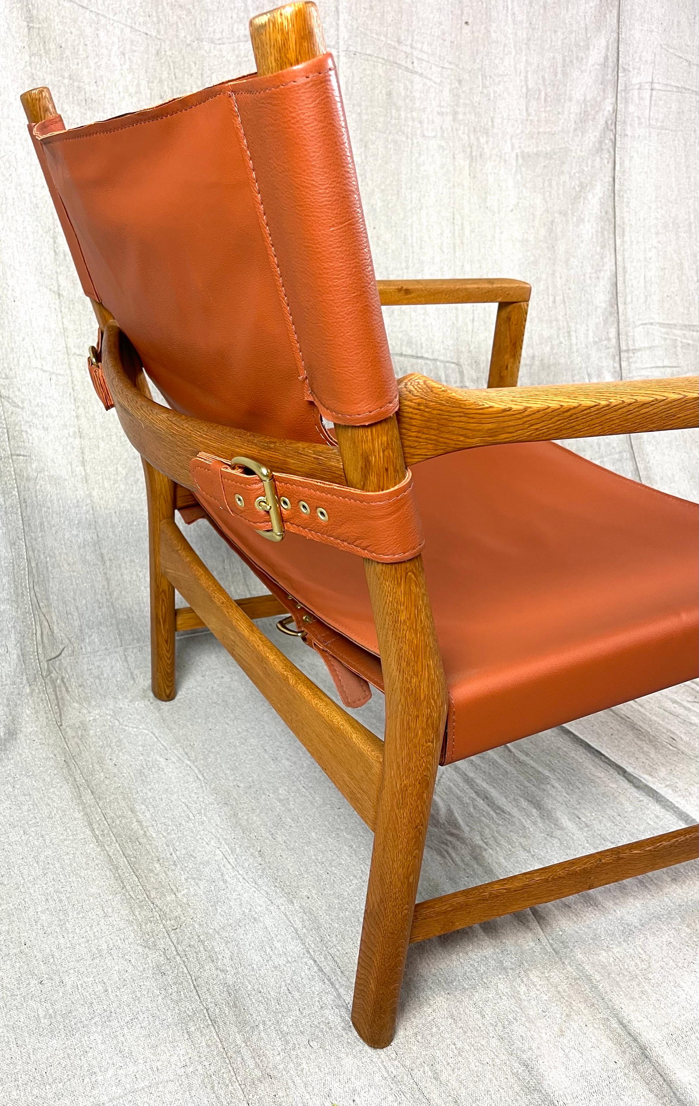 Danish Modern Borge Mogensen Hunting Lodge Lounge Chairs for FDB Mobler ...
