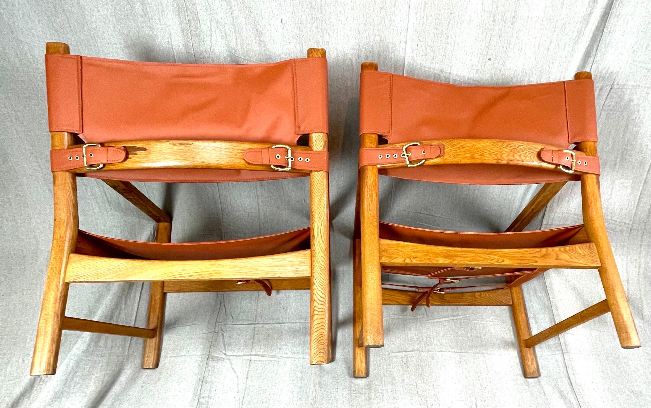Danish Modern Borge Mogensen Hunting Lodge Lounge Chairs for FDB Mobler ...
