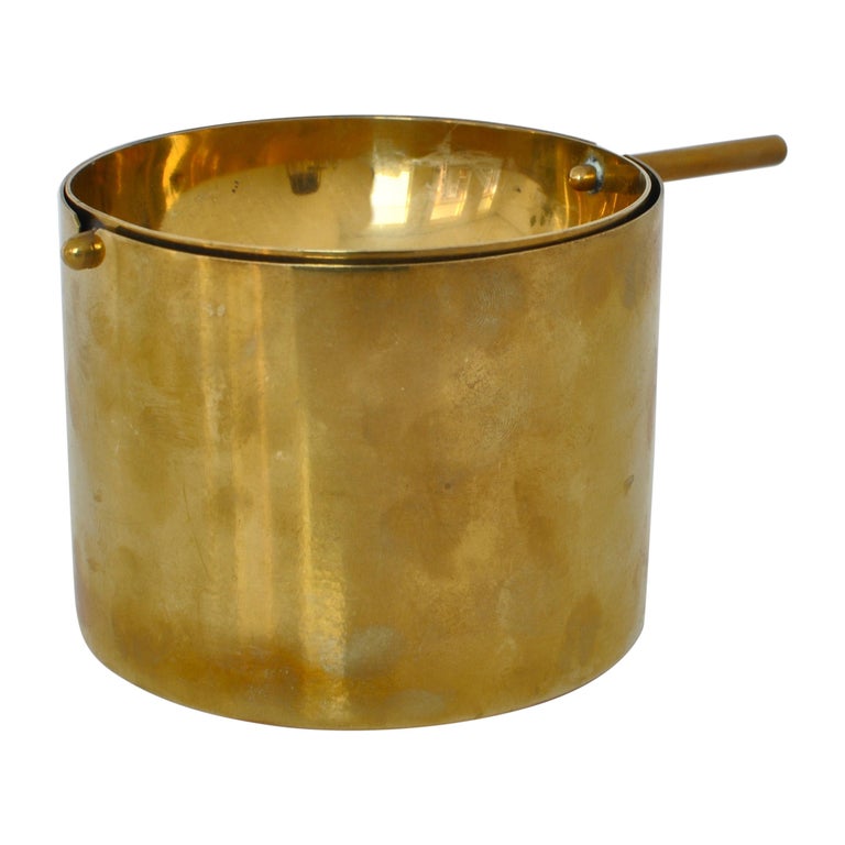 Danish Modern Brass Ashtray by Arne Jacobsen for the SAS Hotel ...