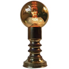 Pair of Midcentury Frimann Pendant Lights with Golden Everlasting Bulbs ...