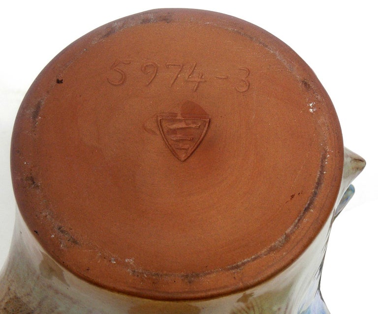 Danish Modern Ceramic Thorn Lamp by Knud Baase at 1stDibs