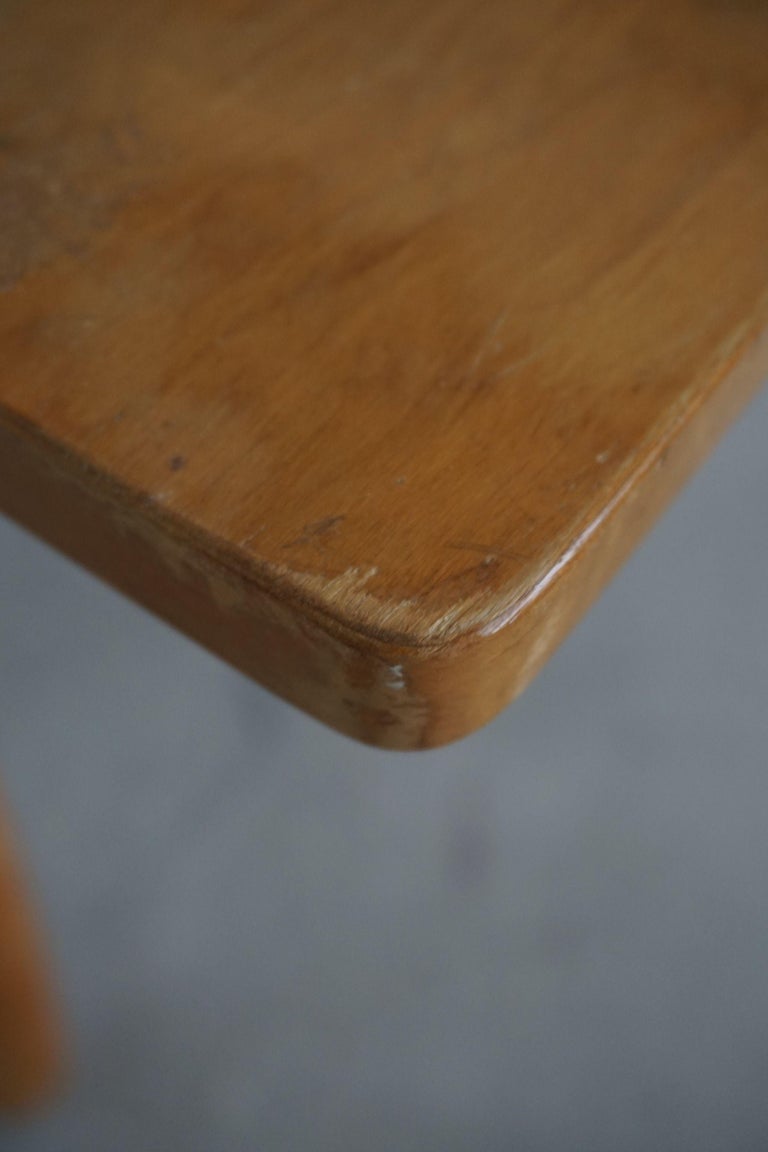 Danish Modern Desk / Dining Table in Birch Attributed to Philip ...