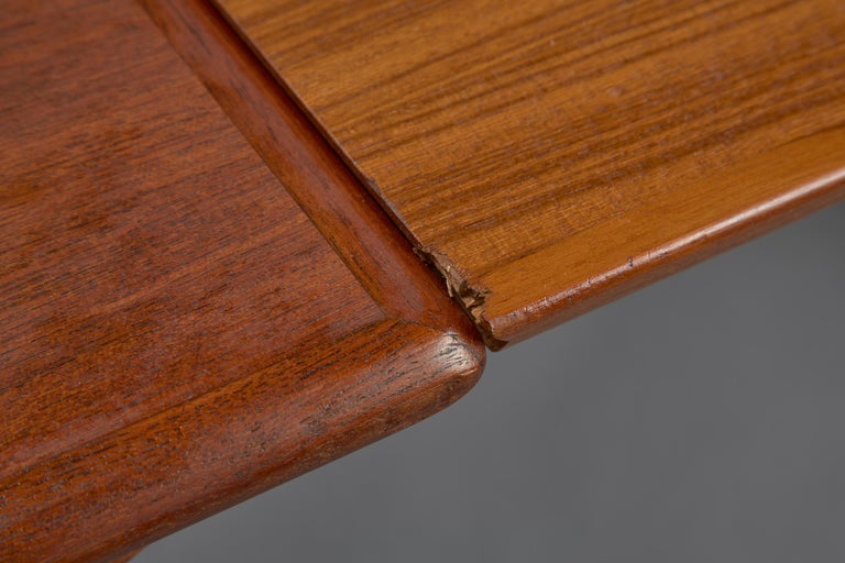 Danish Modern Dining Table with Two Pull-Out Leaves at 1stDibs | dining ...