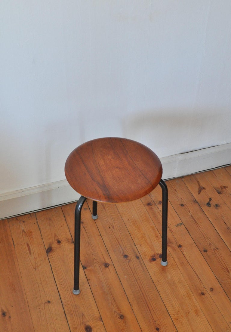 Danish Modern "Dot" Stool Designed by Arne Jacobsen for Fritz Hansen ...