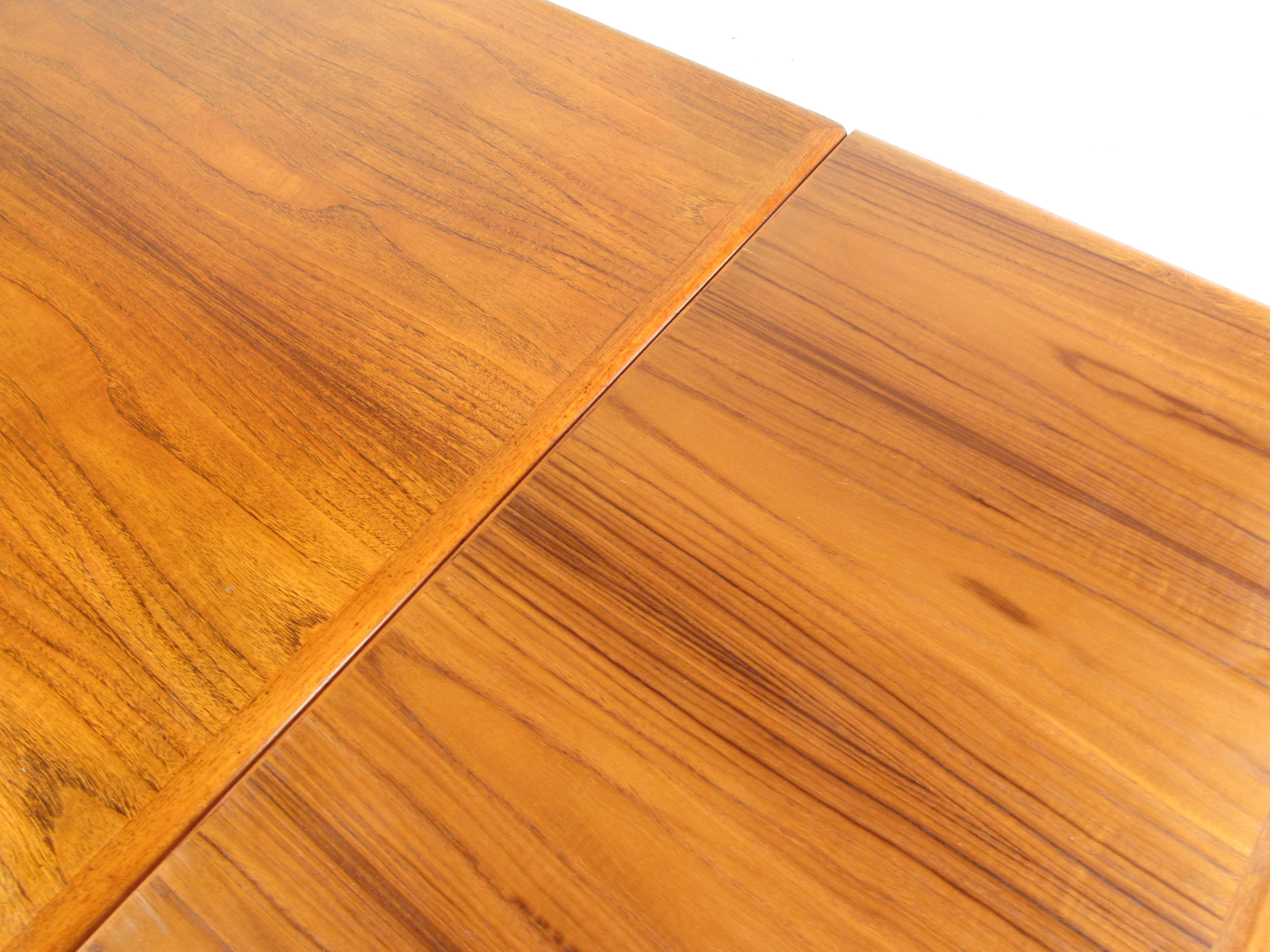 Danish Modern Draw Leaf Dining Table at 1stDibs | draw leaf table for ...