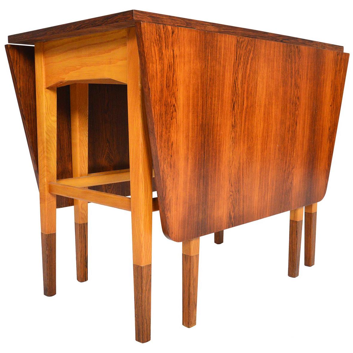 Vintage Baker Drop-Leaf Sofa / Console Table at 1stdibs