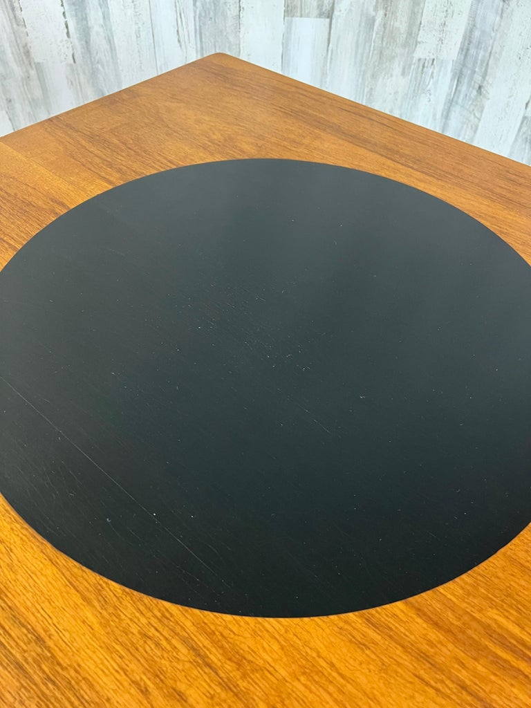 Danish Modern Flip Top Table For Sale at 1stDibs