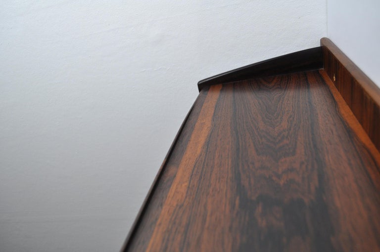 Danish Modern Floating Console in Brazillian Rosewood, 1960s at 1stDibs