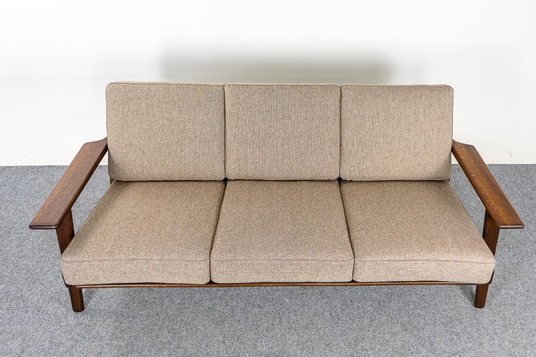 Danish Modern GE 290 Oak Sofa by Hans Wegner for GETAMA For Sale at 1stDibs