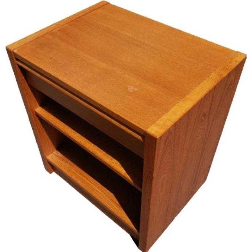 Danish Modern Jesper Solid Teak Nightstand For Sale at 1stDibs | danish ...