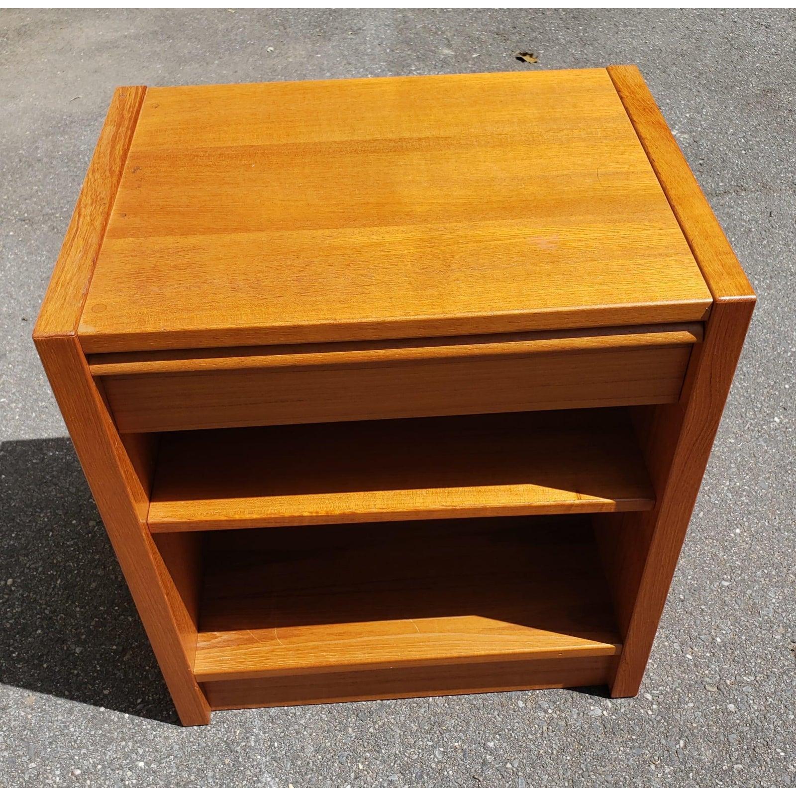 Danish Modern Jesper Solid Teak Nightstand For Sale at 1stDibs | danish ...
