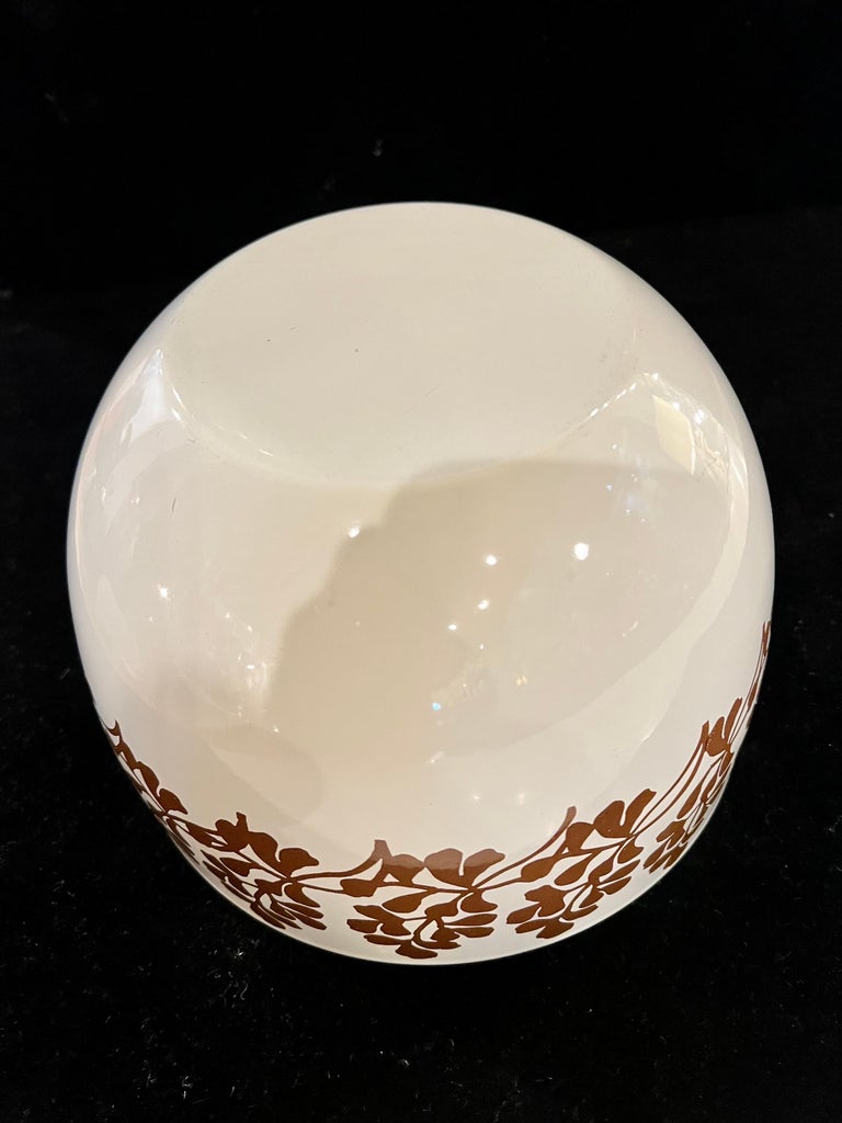 Danish Modern Kaj Frank for Arabia, Finel Large Enamel Bowl For Sale at ...