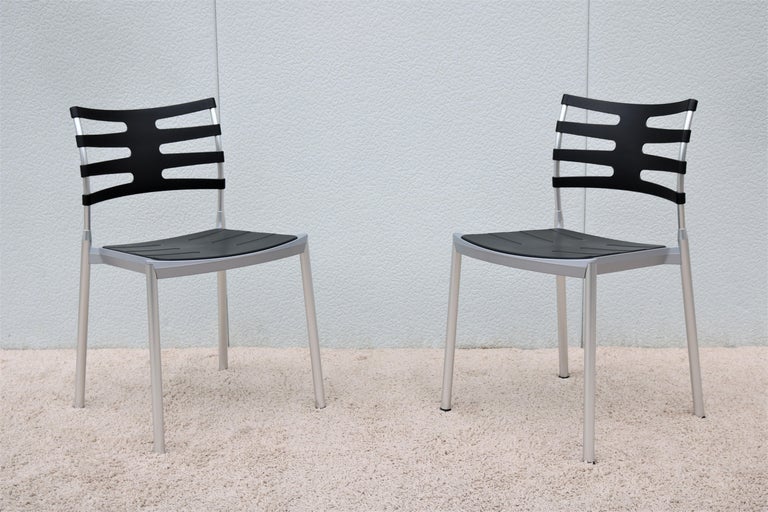 Danish Modern Kasper Salto for Fritz Hansen Ice Outdoor Dining Chairs ...