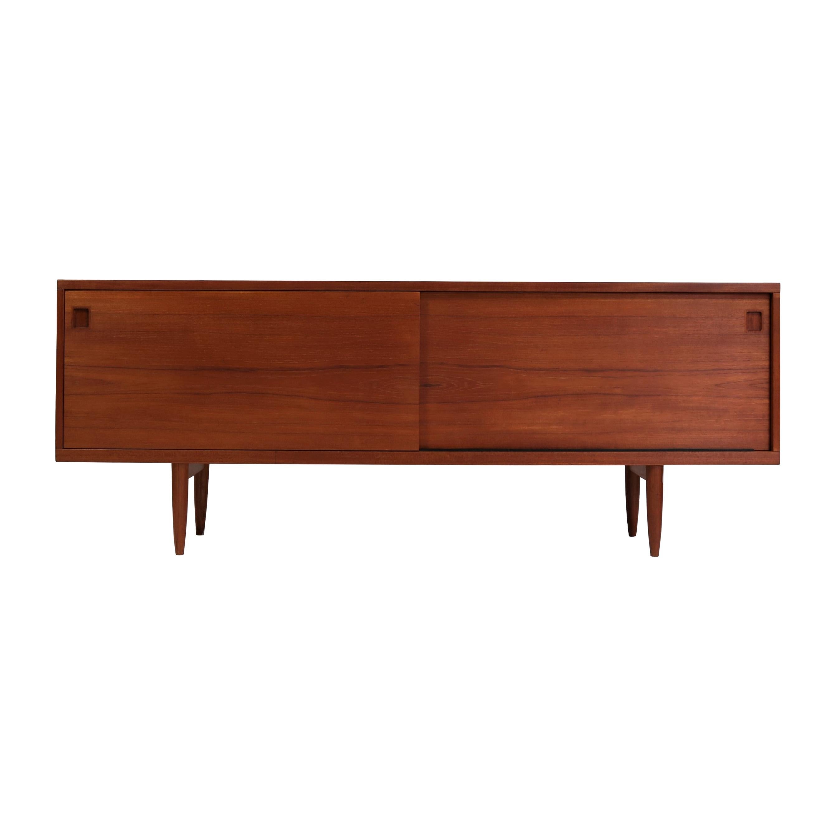 Danish Modern Low Sideboard in Bangkok Teakwood by Niels Otto Moller ...