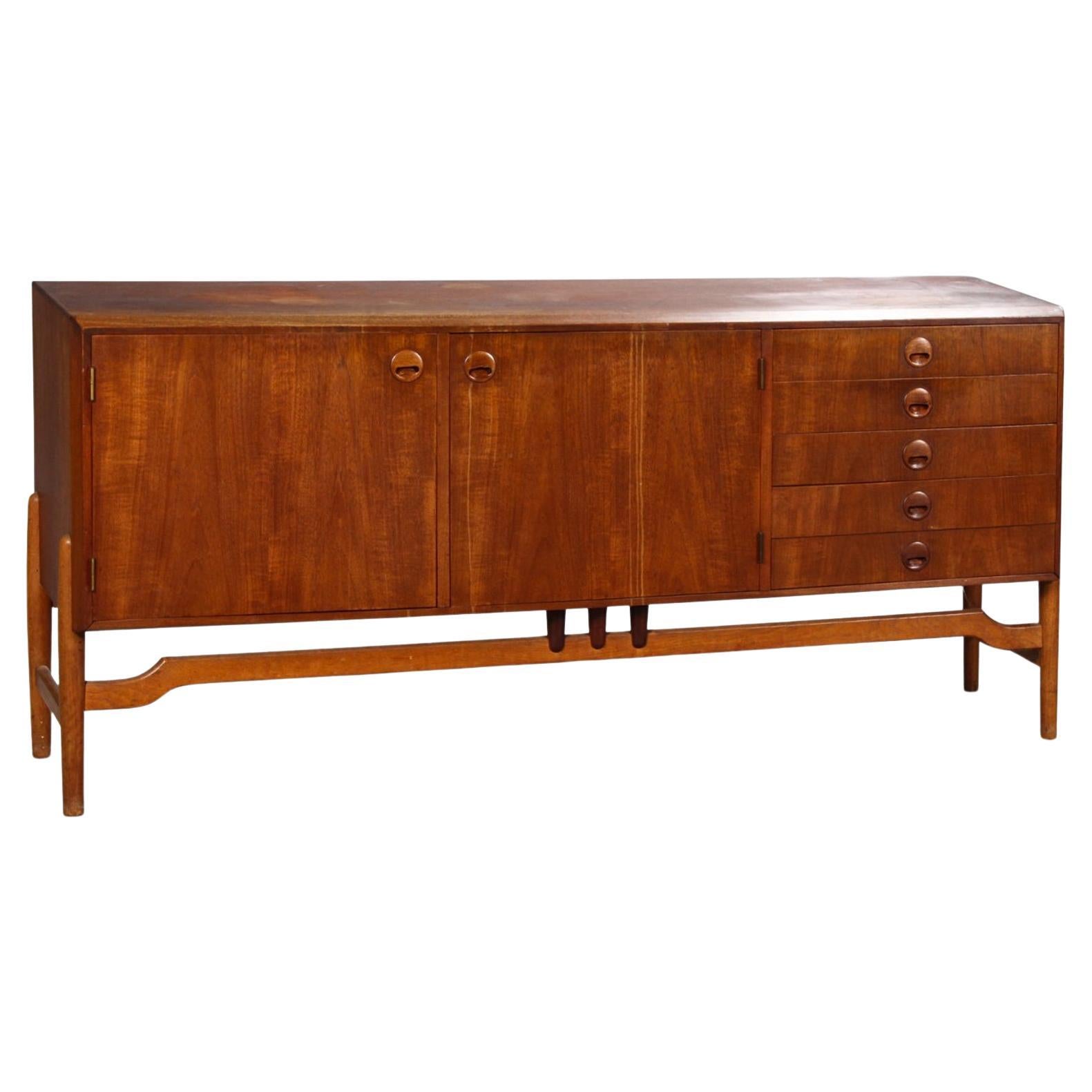 Rare Danish Teak Mid-Century Modern Low Sideboard at 1stDibs | mid ...