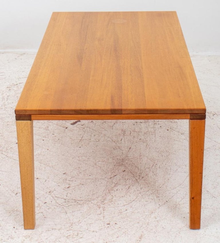 Danish Modern Maple Minimalist Coffee Table For Sale at 1stDibs