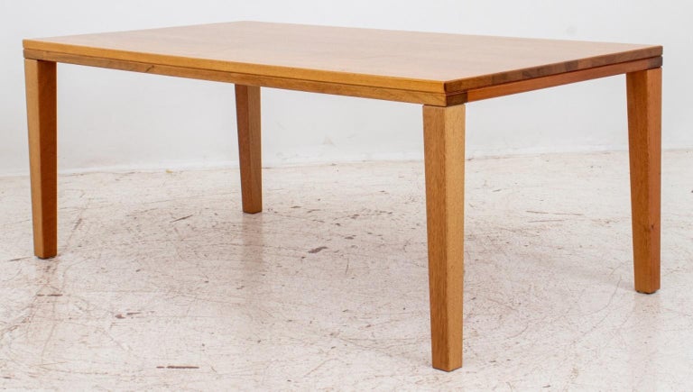 Danish Modern Maple Minimalist Coffee Table For Sale at 1stDibs