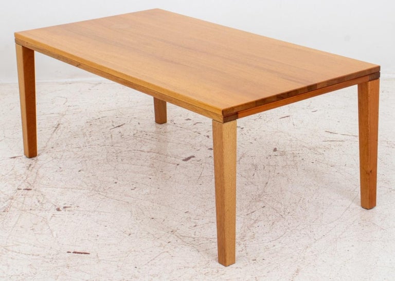 Danish Modern Maple Minimalist Coffee Table For Sale at 1stDibs