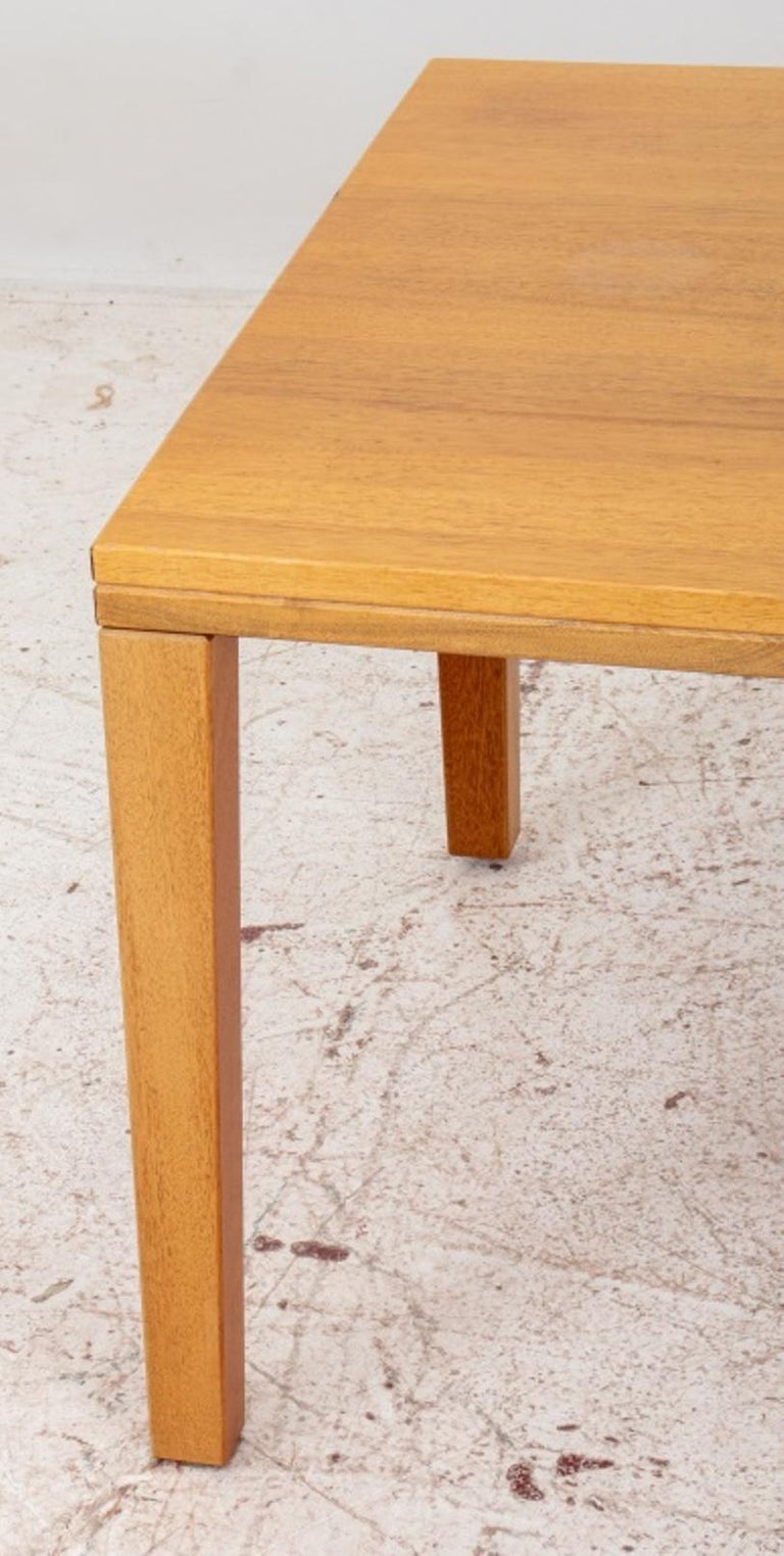 Danish Modern Maple Minimalist Coffee Table For Sale at 1stDibs