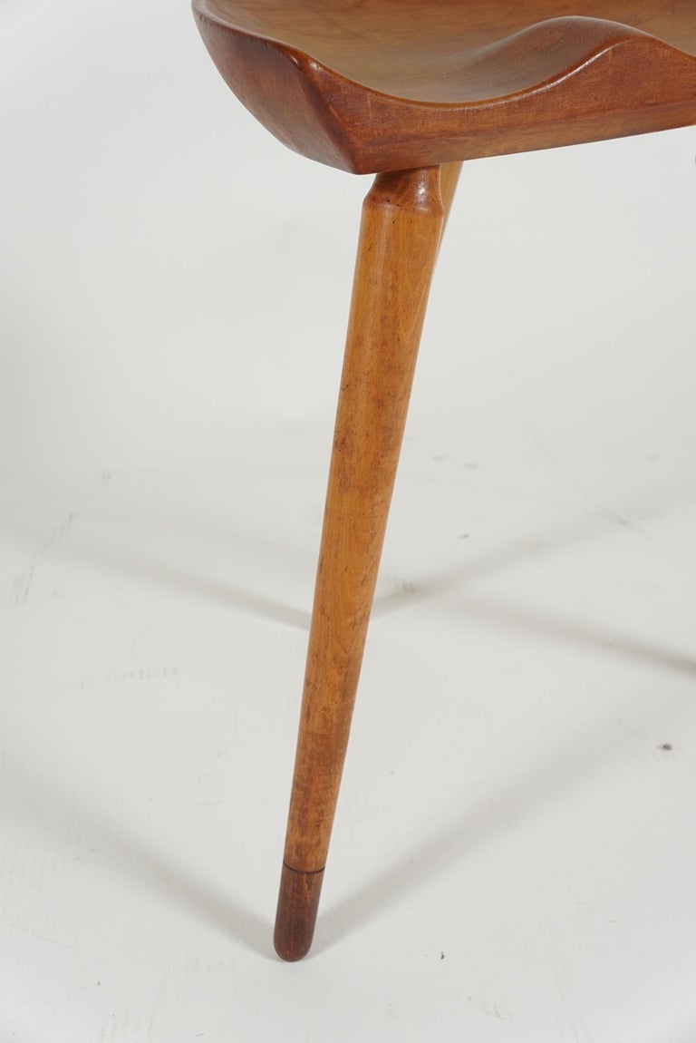 Danish Modern Milking Stool at 1stDibs | danish stool, teak milking ...
