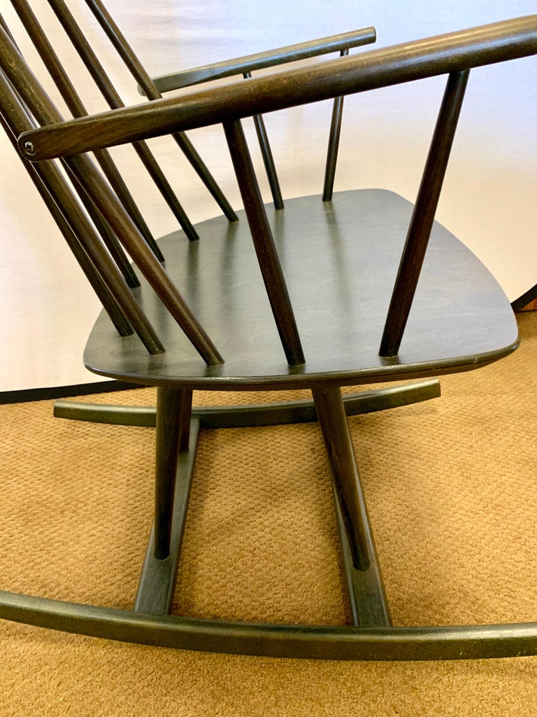 Danish Modern Möbler Rocker Rocking Chair at 1stDibs
