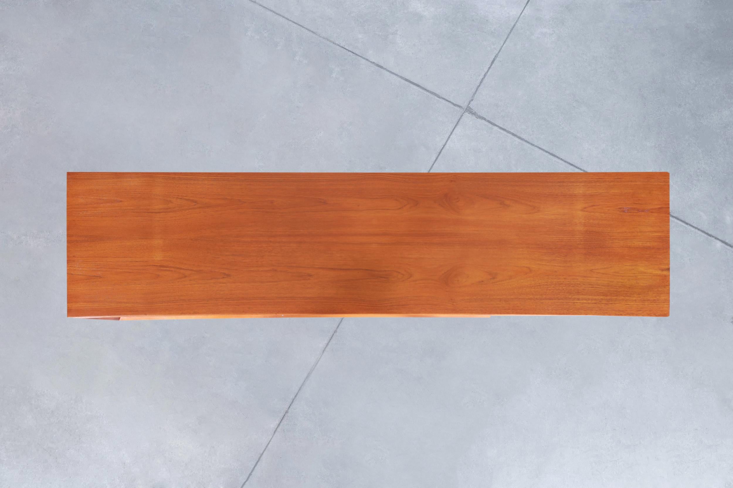 Danish Modern Model-18 Teak Credenza by Gunni Omann for Omann Jun For Sale at 1stDibs