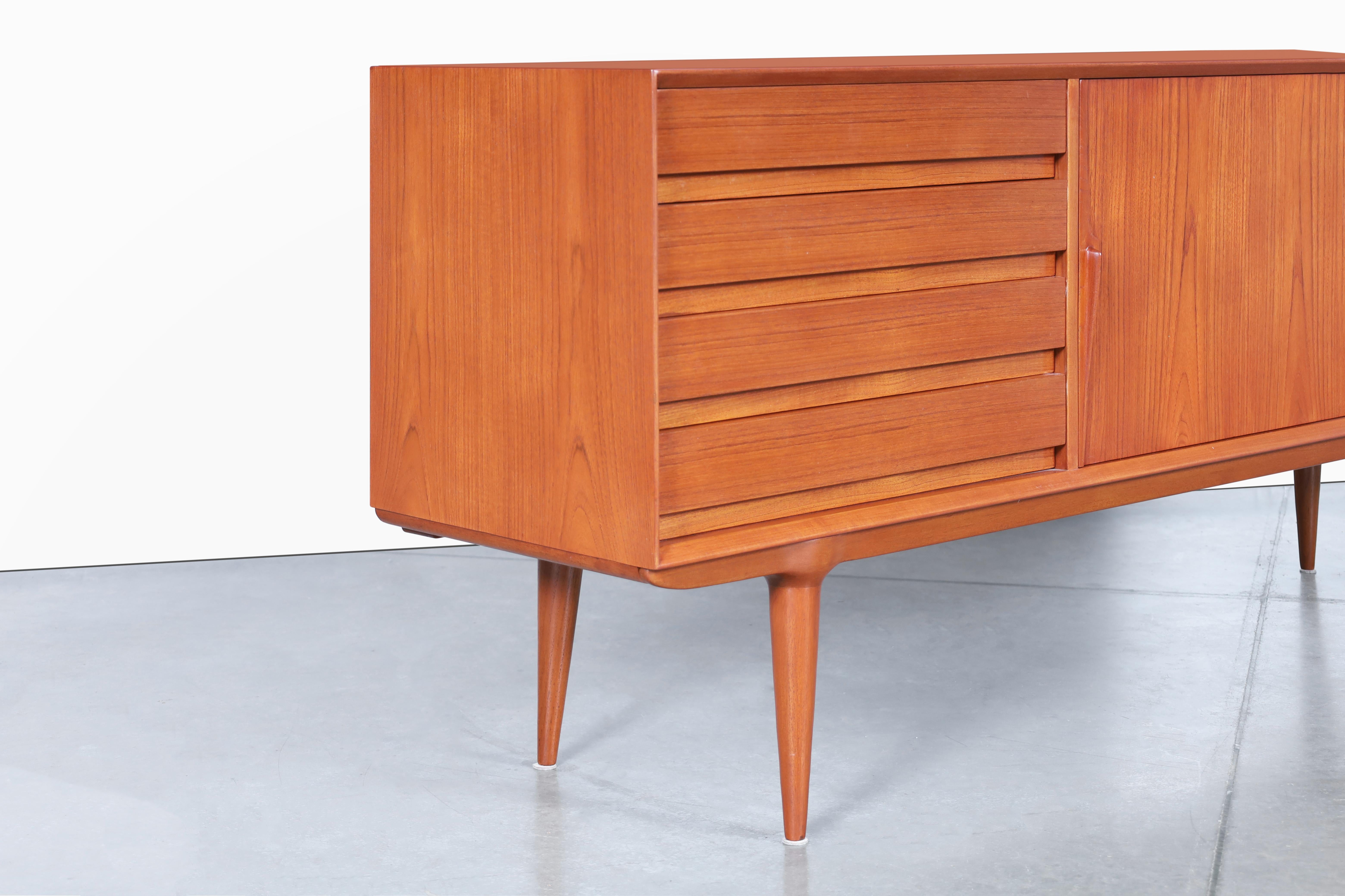 Danish Modern Model-18 Teak Credenza by Gunni Omann for Omann Jun For ...