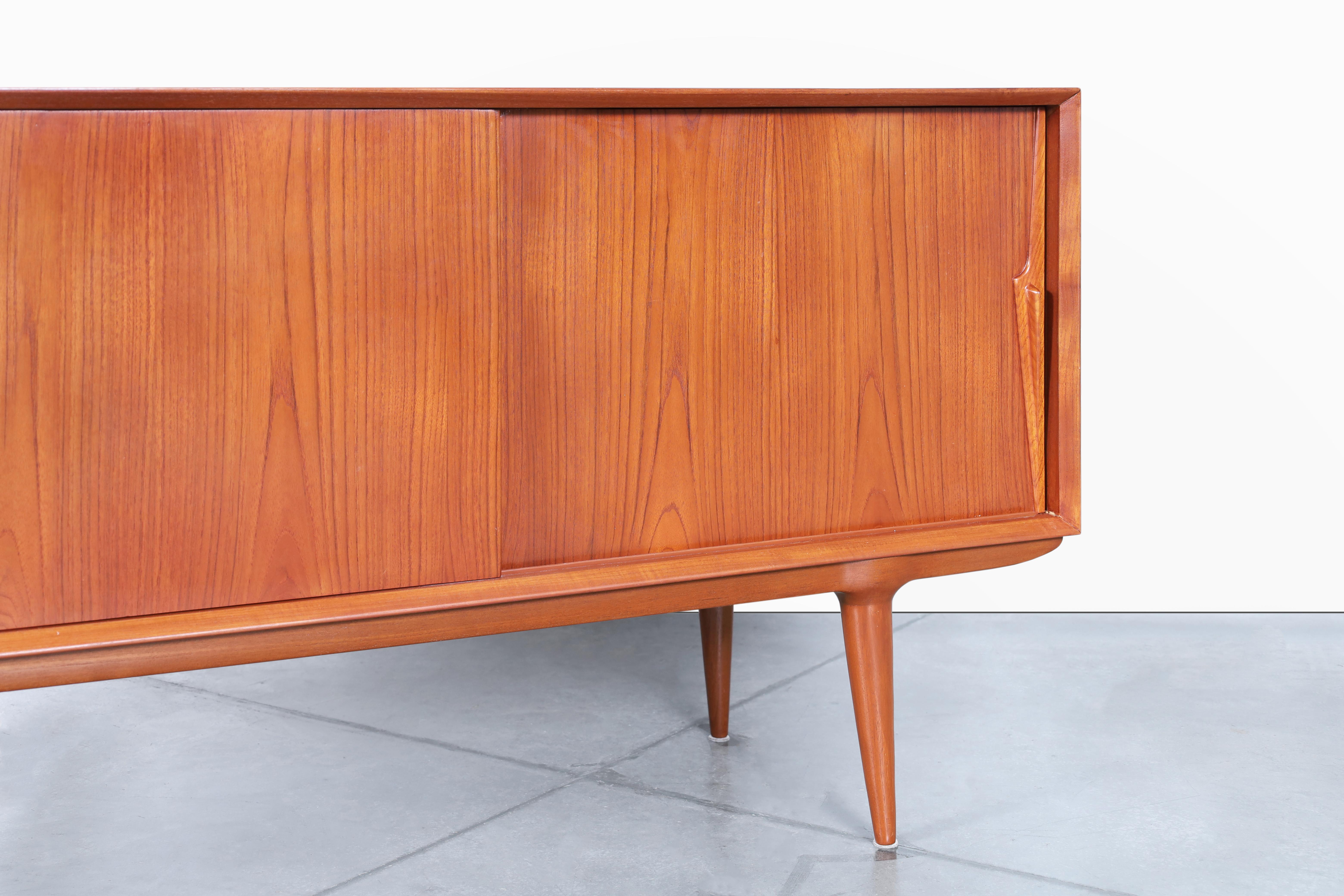 Danish Modern Model-18 Teak Credenza by Gunni Omann for Omann Jun For ...