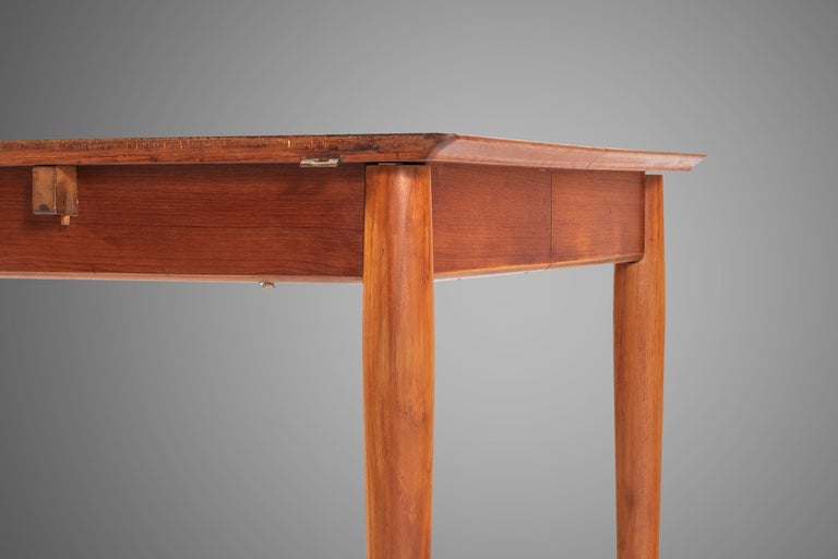 Model 227 Teak Long Extension Dining Table by Arne Vodder for Sibast, c ...