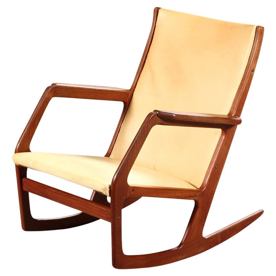1960s Søren Georg Jensen Teak Rocking Chair, Mod. 97 Danish Modern ...