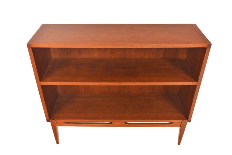 Danish Modern Narrow Teak Bookcase #2 For Sale at 1stDibs