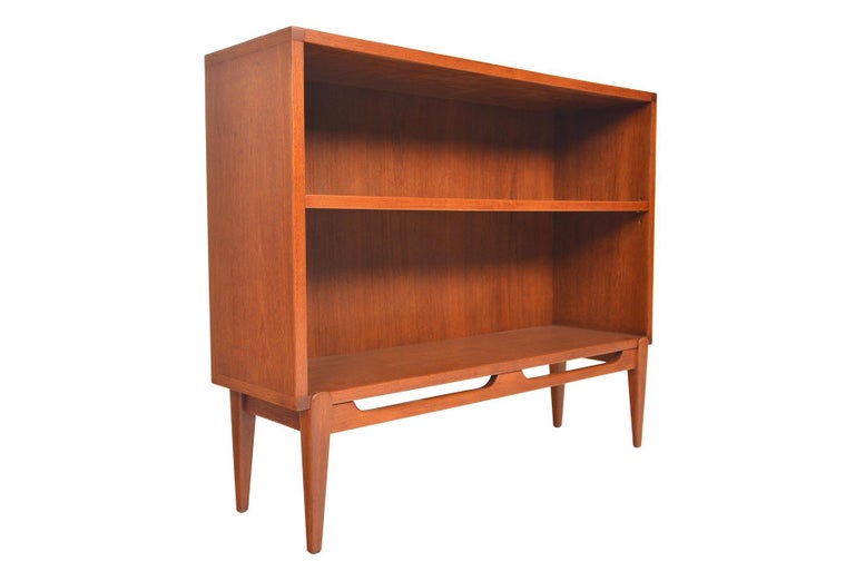 Danish Modern Narrow Teak Bookcase #2 For Sale at 1stDibs